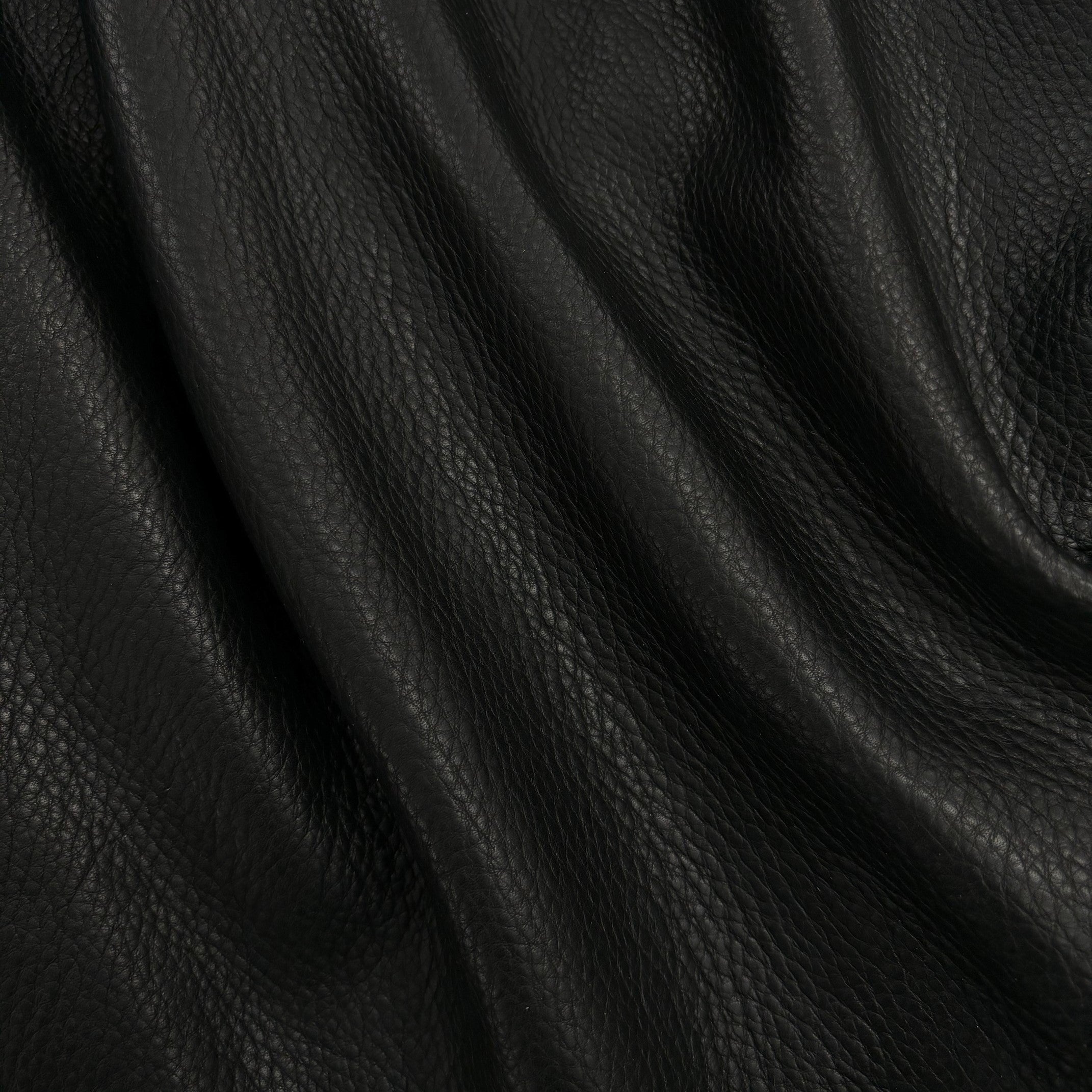 Full Aniline Soft Pebbled Textured Genuine Leather Cow Hide