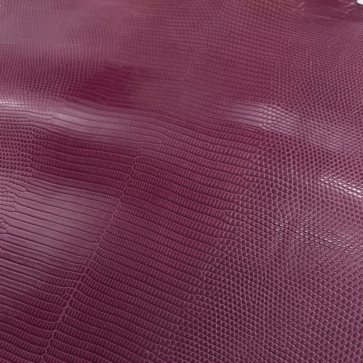 Lizard Skin in Magenta Back Cut
