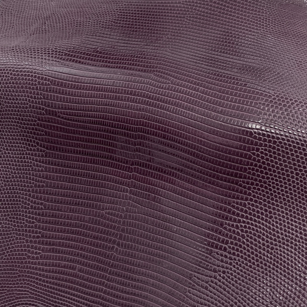 Lizard Skin in Purple Back Cut