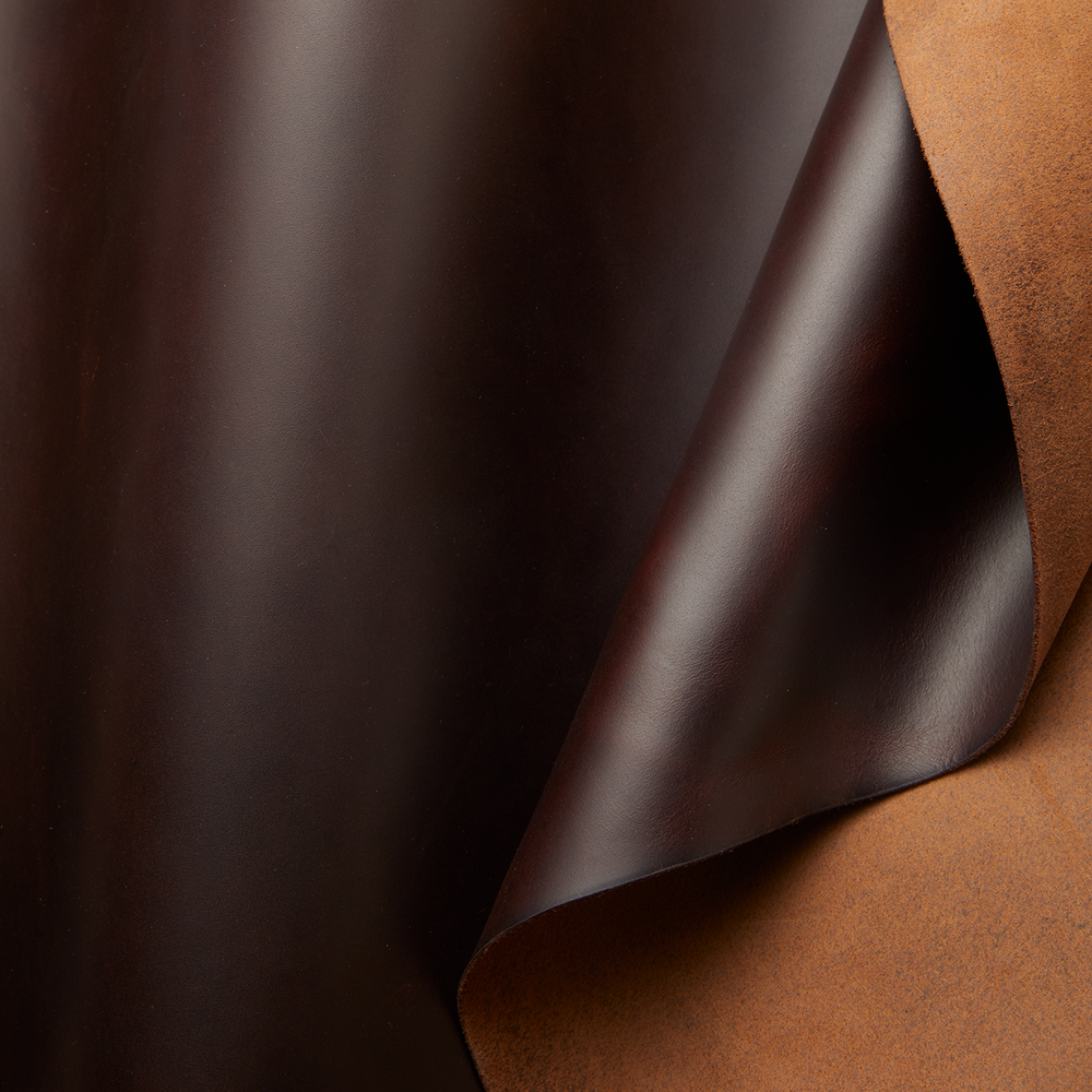 Smooth Oil-Tanned Genuine Distressed Pull-Up Leather Cow Hide